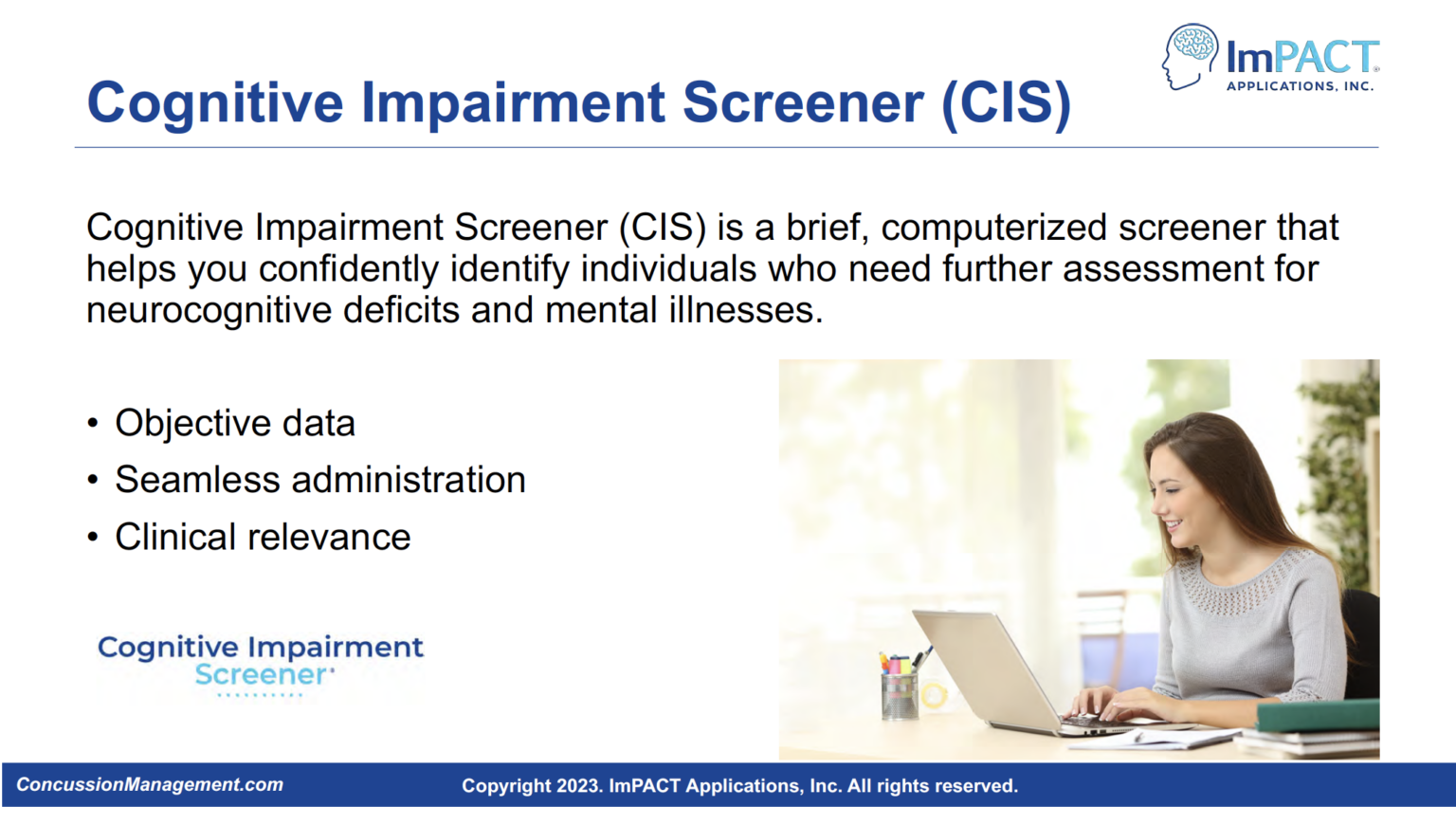 Cognitive Impairment Screener | impacts of cognitive impairment